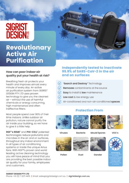 Air purifiers - Sigrist Design